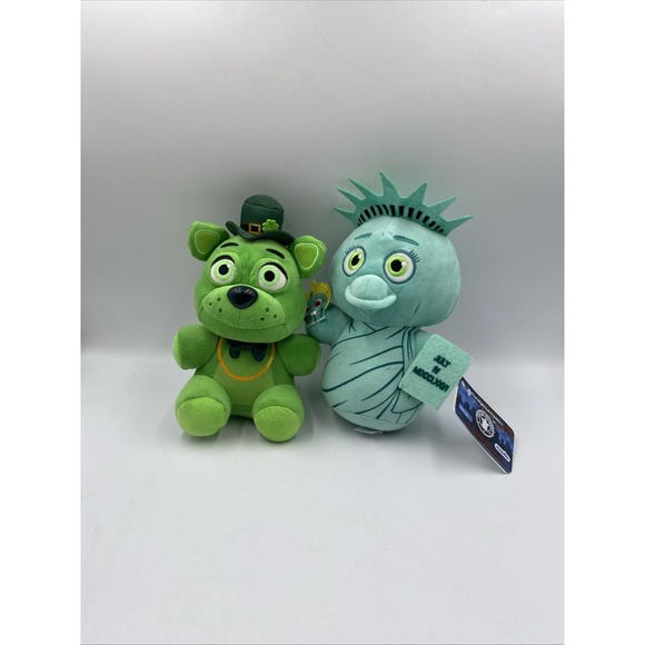 Funko | Toys | Funko Fnaf Ar Plush Shamrock Freddy Liberty Chica ...
